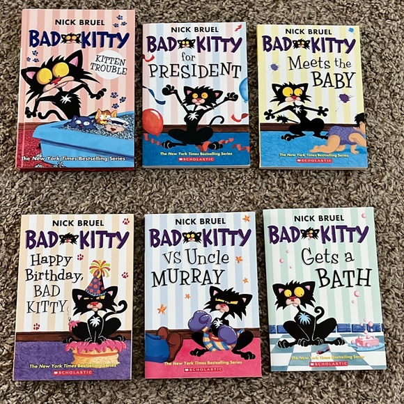 Scholastic | Other | Scholastic Bad Kitty Book Collection Set Of 6 ...